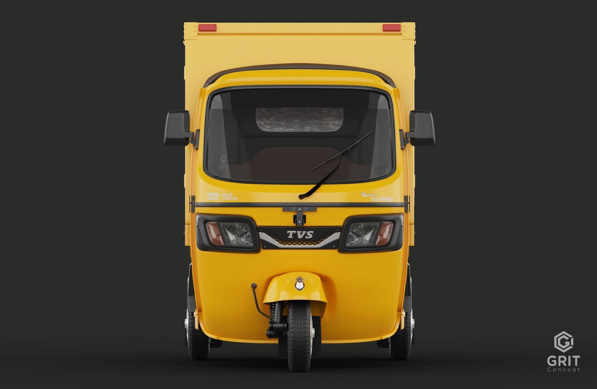 3D model TRICYCLE - RICKSHAW - TUK TUK CARGO 3D MODEL VR / AR / low ...