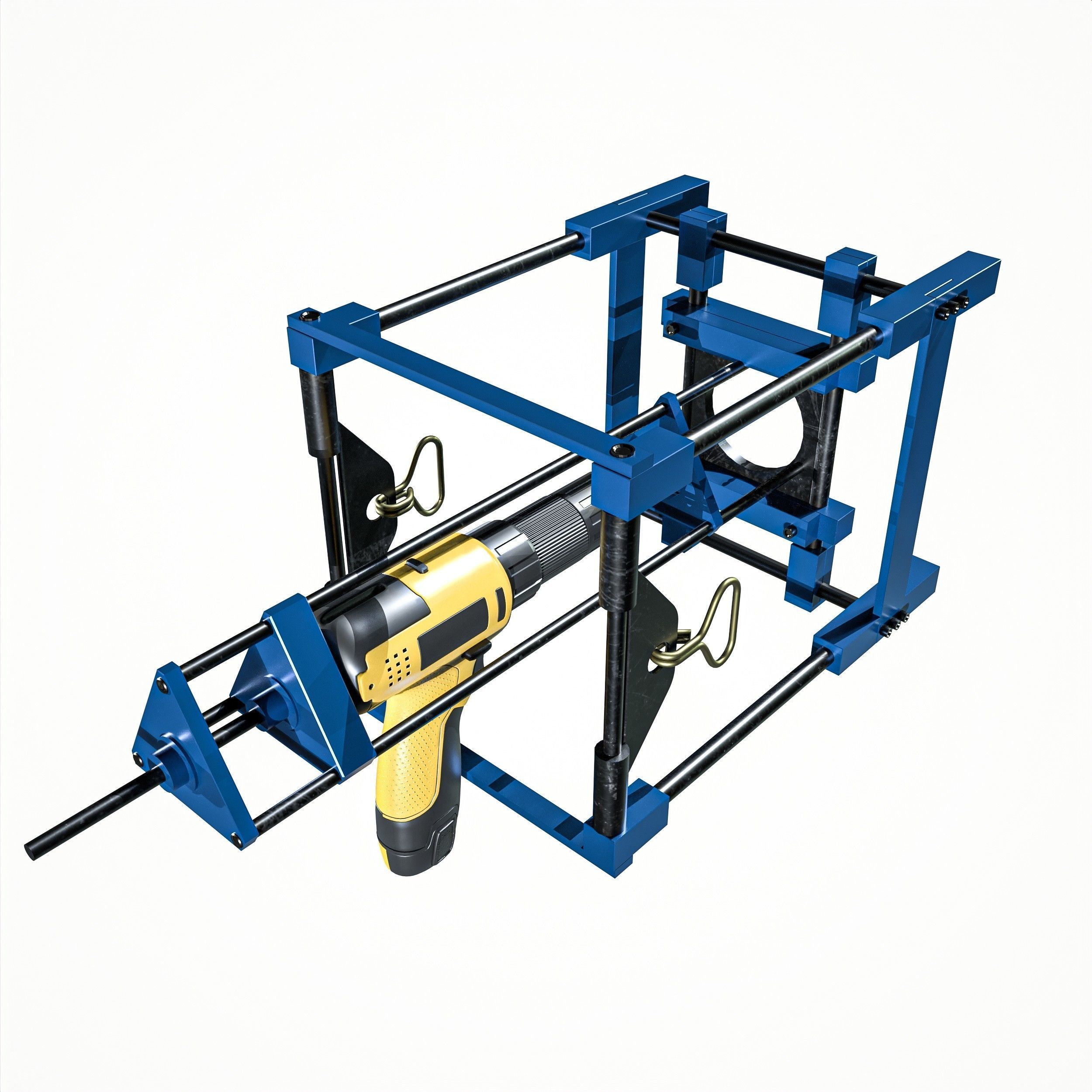 3D model Safe Drill Rig VR / AR / low-poly | CGTrader