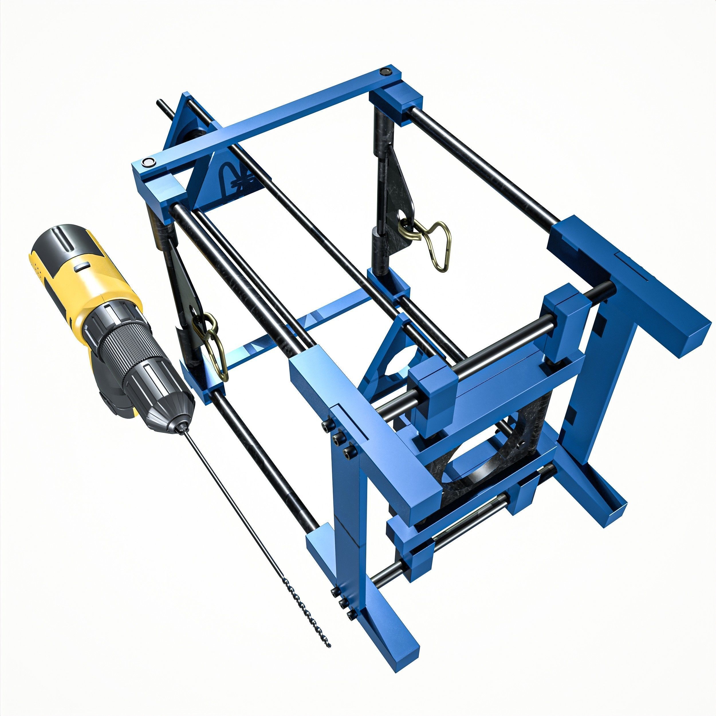 3D model Safe Drill Rig VR / AR / low-poly | CGTrader