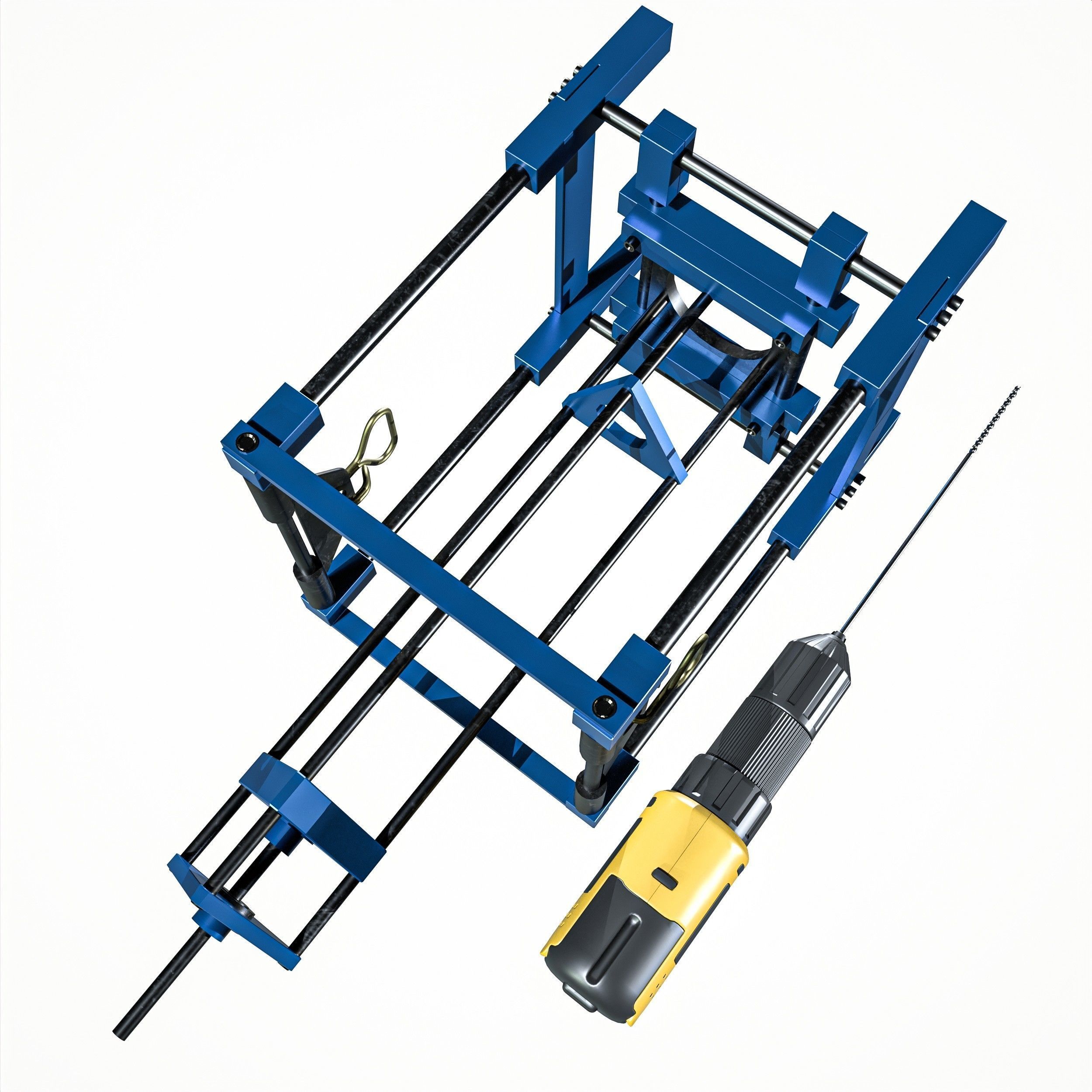 3D model Safe Drill Rig VR / AR / low-poly | CGTrader