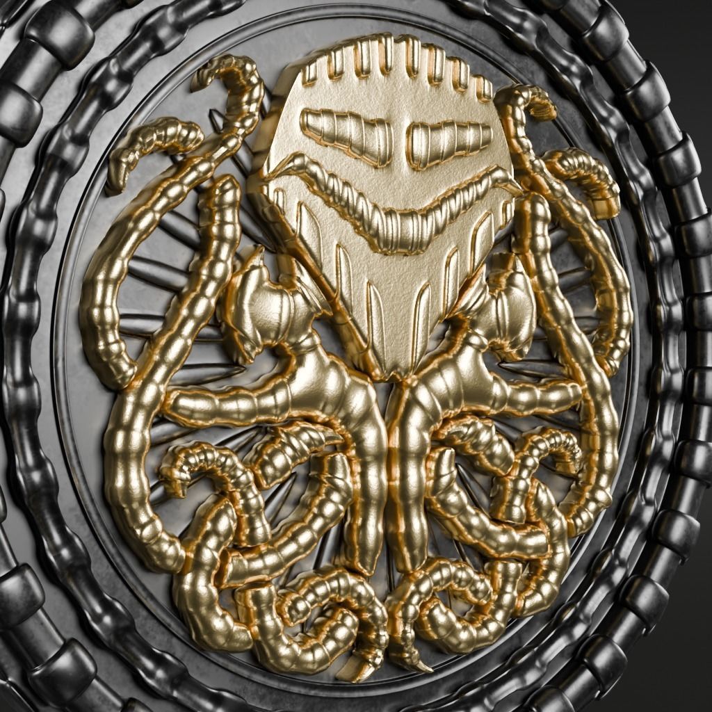 Cthulhu symbol - 3D printable model 3D model 3D printable | CGTrader