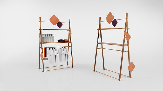 Merchandising station free 3D model | CGTrader