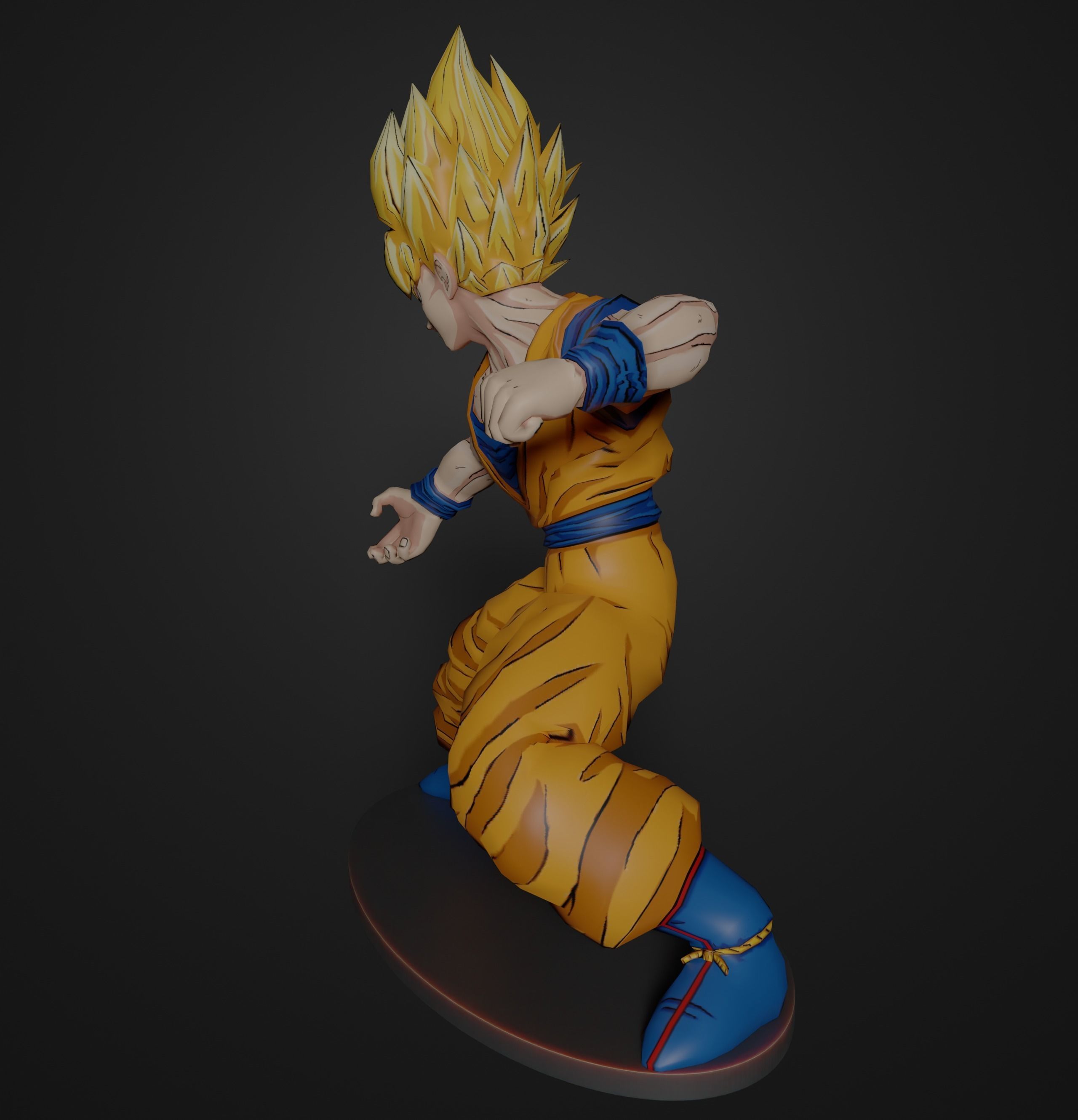 Son Goku Minifigure 3D model 3D printable | CGTrader
