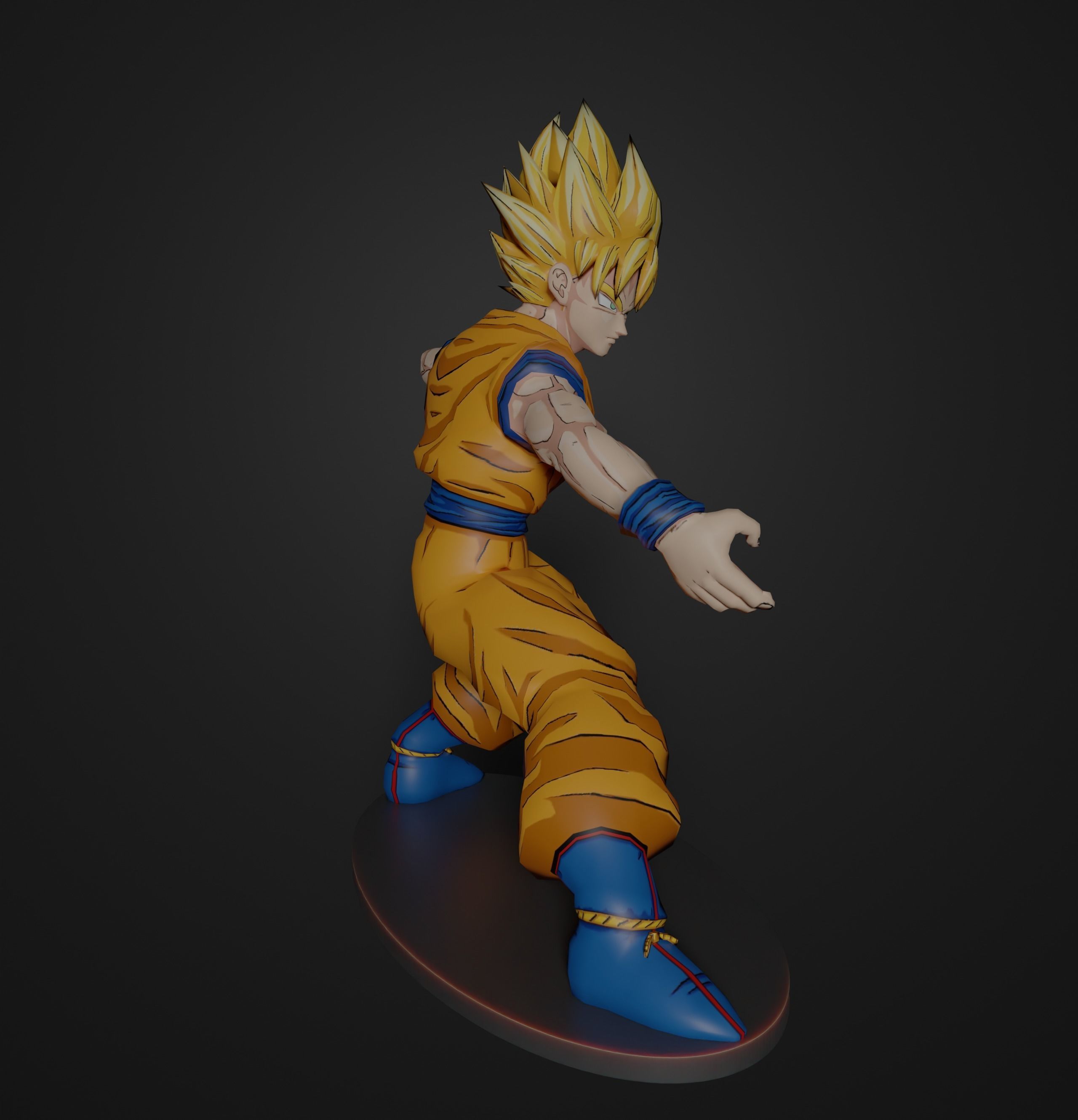 Son Goku Minifigure 3D model 3D printable | CGTrader