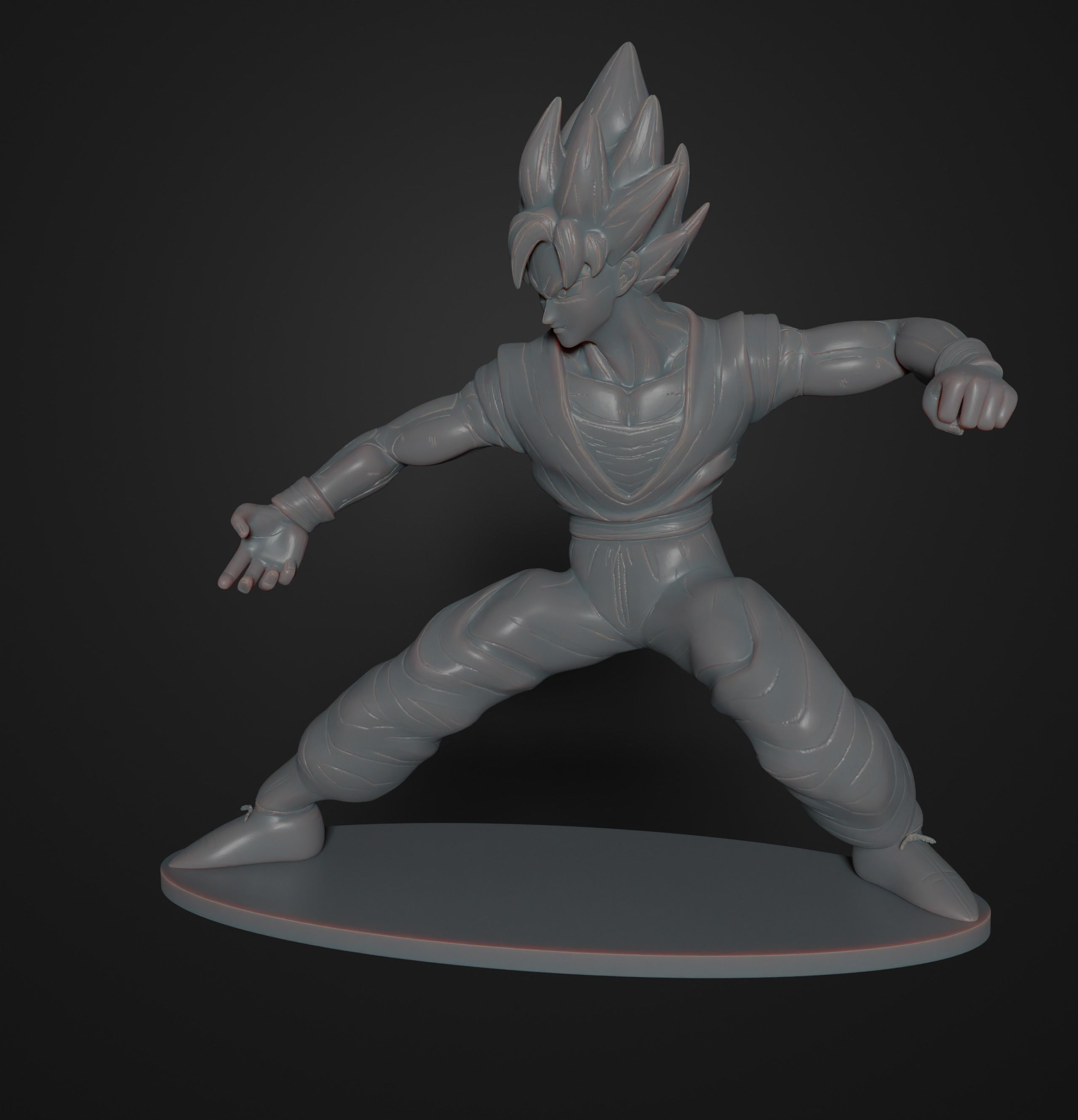 Son Goku Minifigure 3D model 3D printable | CGTrader