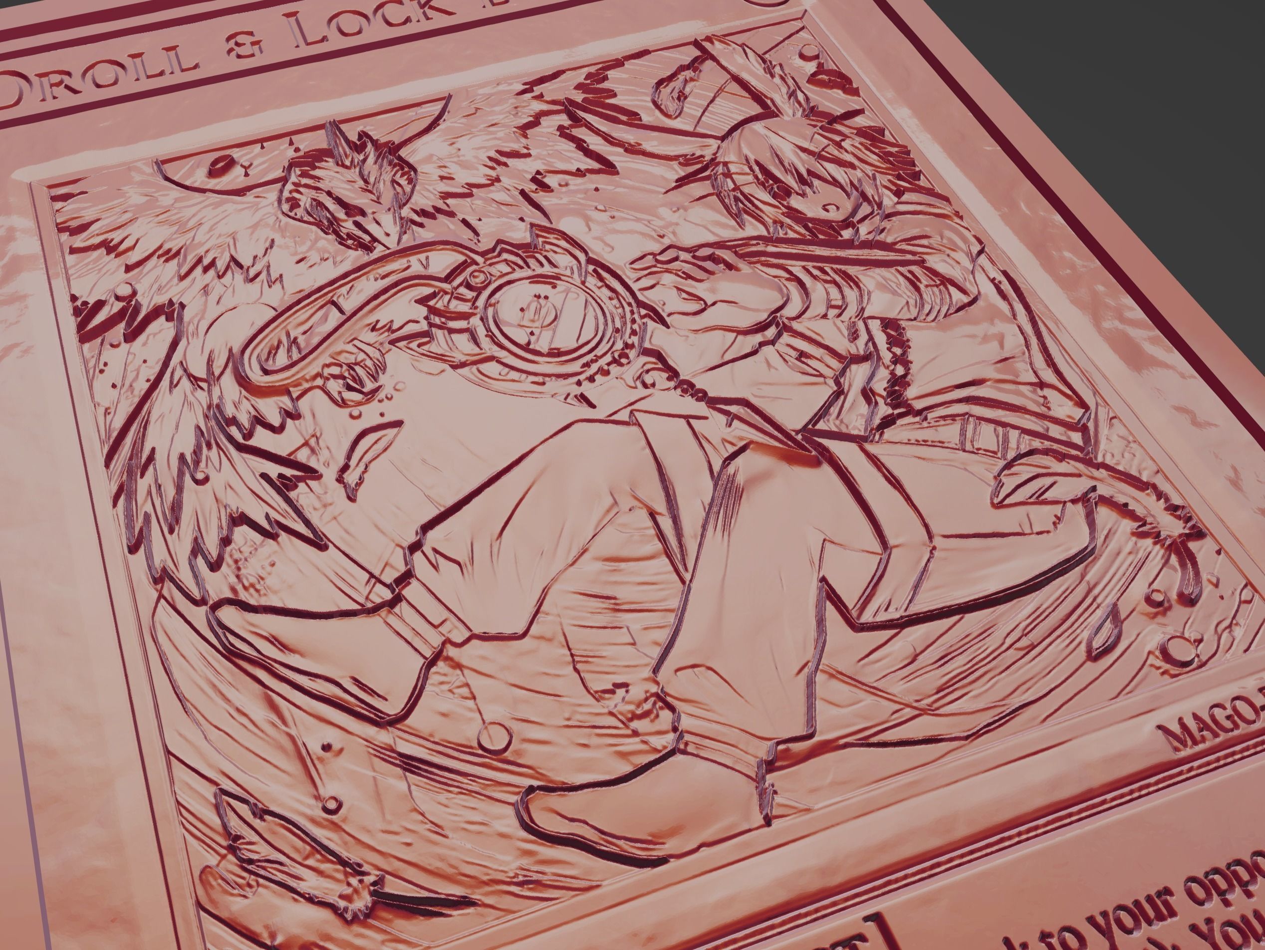 DROLL LOCK BIRD - YUGIOH free 3D model 3D printable | CGTrader