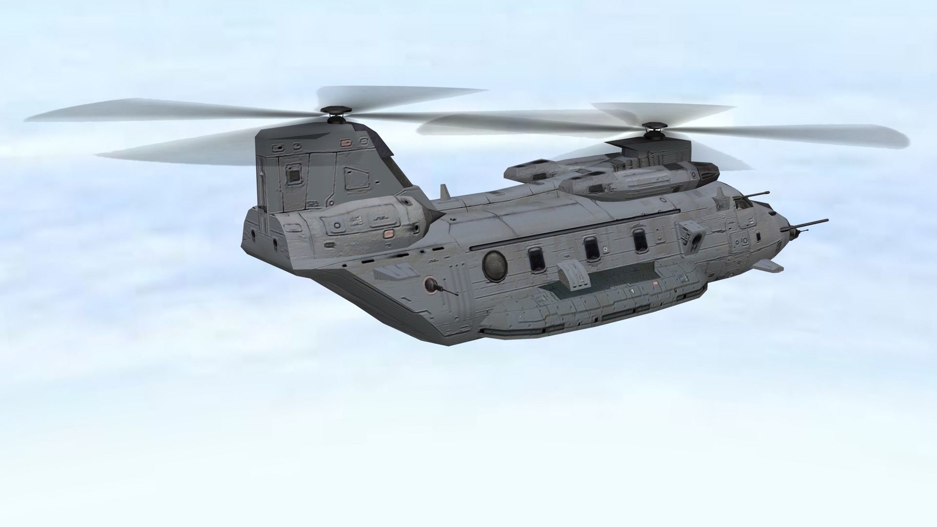 Chinook Helicopter Transport Rotorcraft CH-48 3D Model 3D model | CGTrader