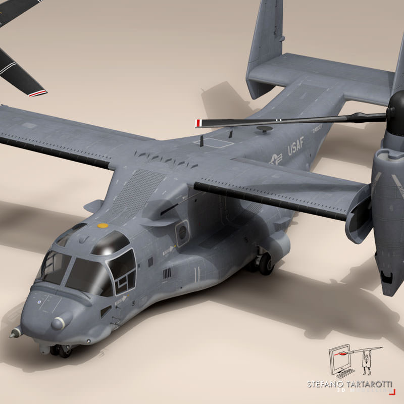 V-22 Osprey USAF 3D model | CGTrader