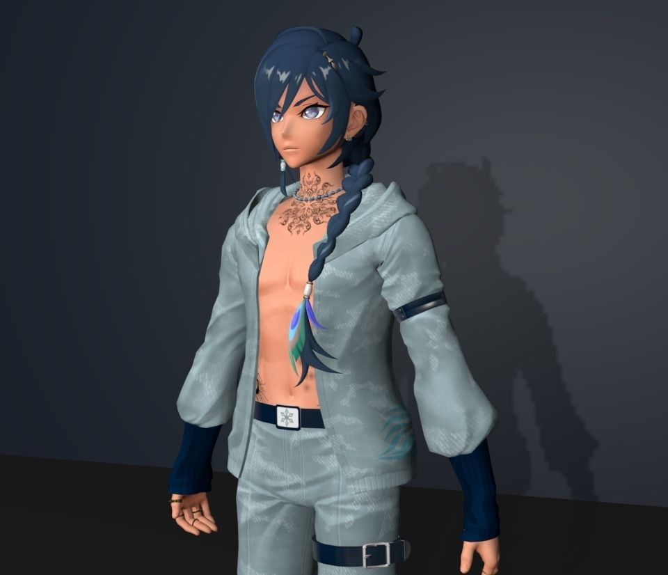 code vein kaeya 3D model animated rigged | CGTrader