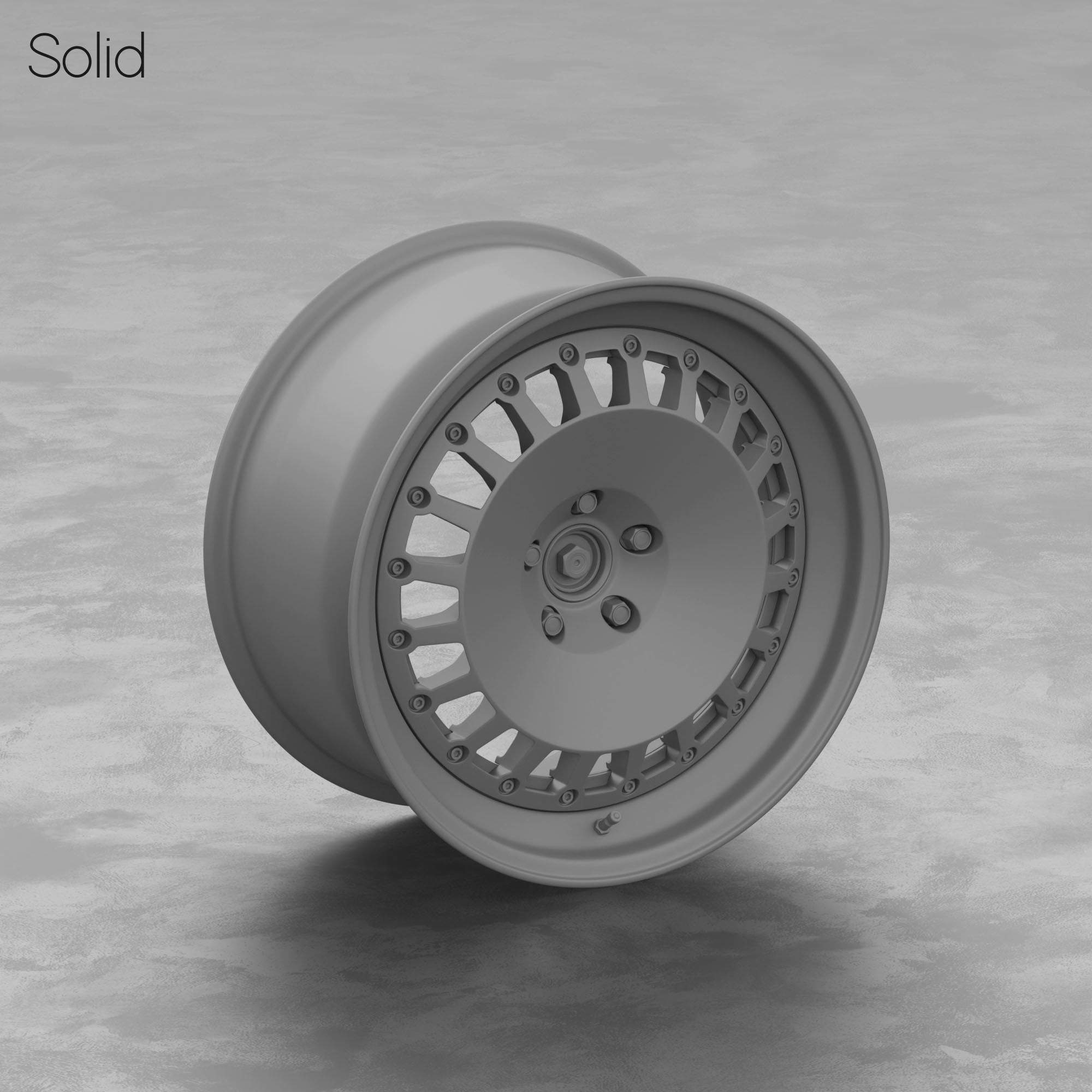 Ronal Racing Wheel 3D Model 3D model | CGTrader