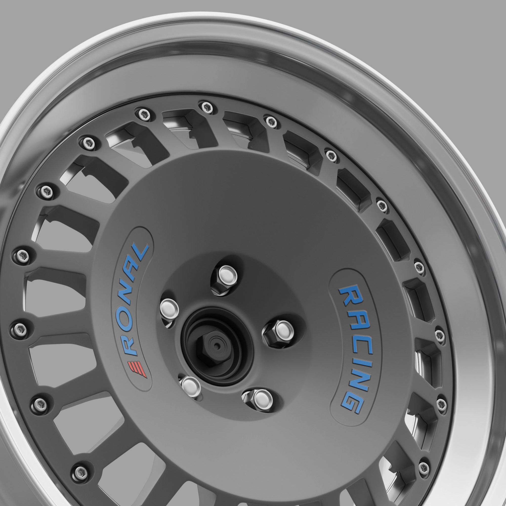 Ronal Racing Wheel 3D Model 3D model | CGTrader