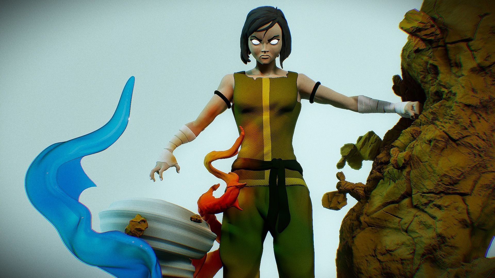 Legend of Korra avatar 3D model 3D printable | CGTrader