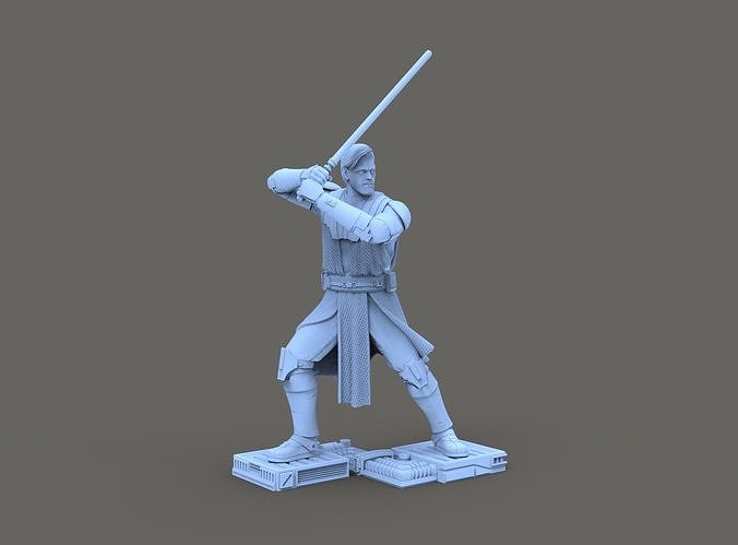 Obi Wan Kenobi Star Wars for 3d printing 3D model | CGTrader