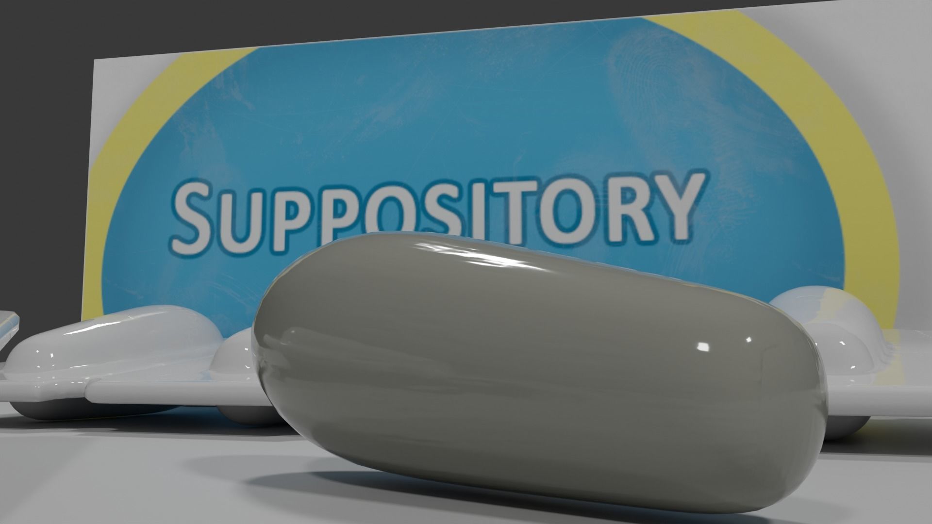 Suppository Pack 3D model | CGTrader