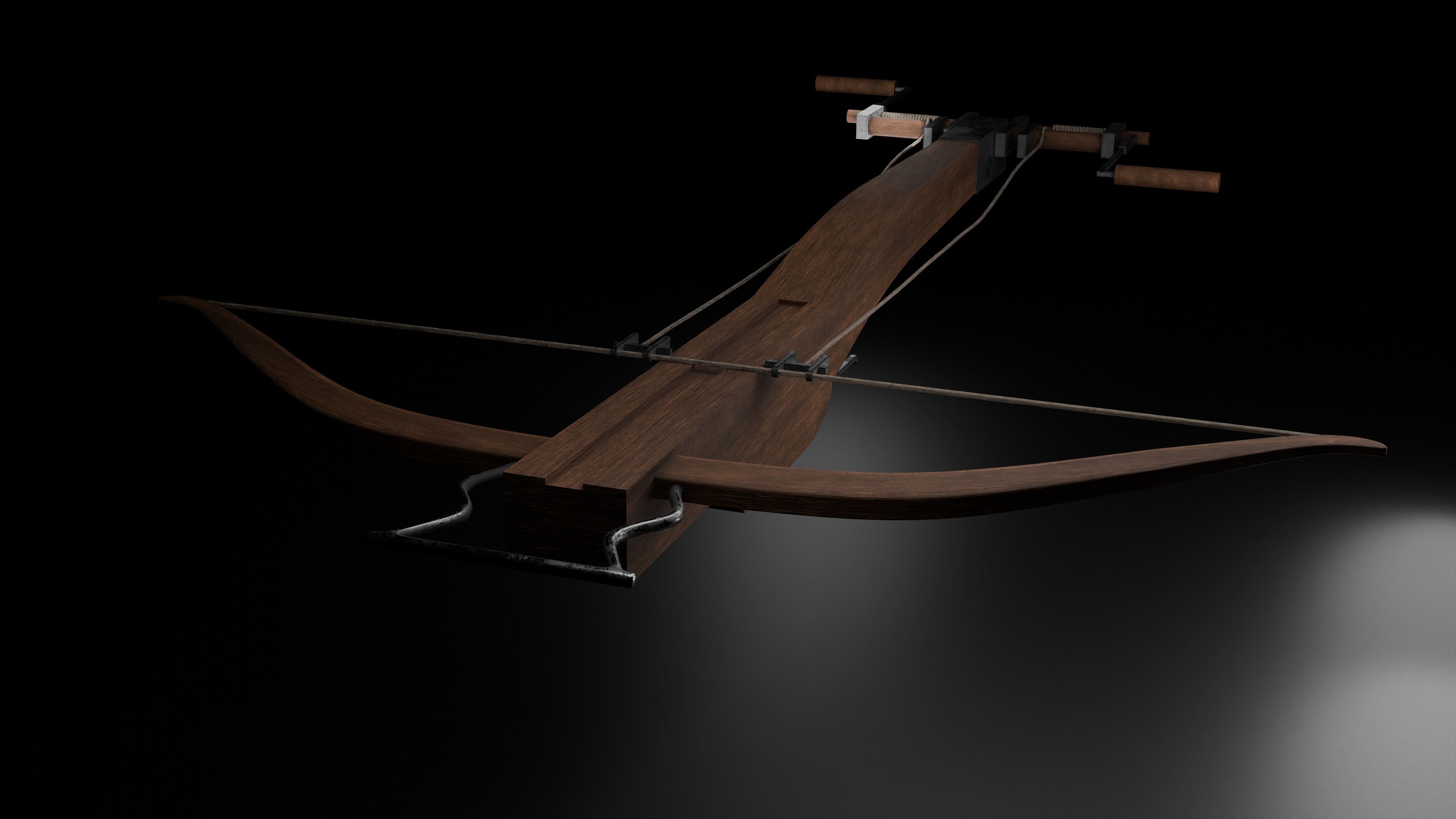 Genoese Crossbow free VR / AR / low-poly 3D model | CGTrader