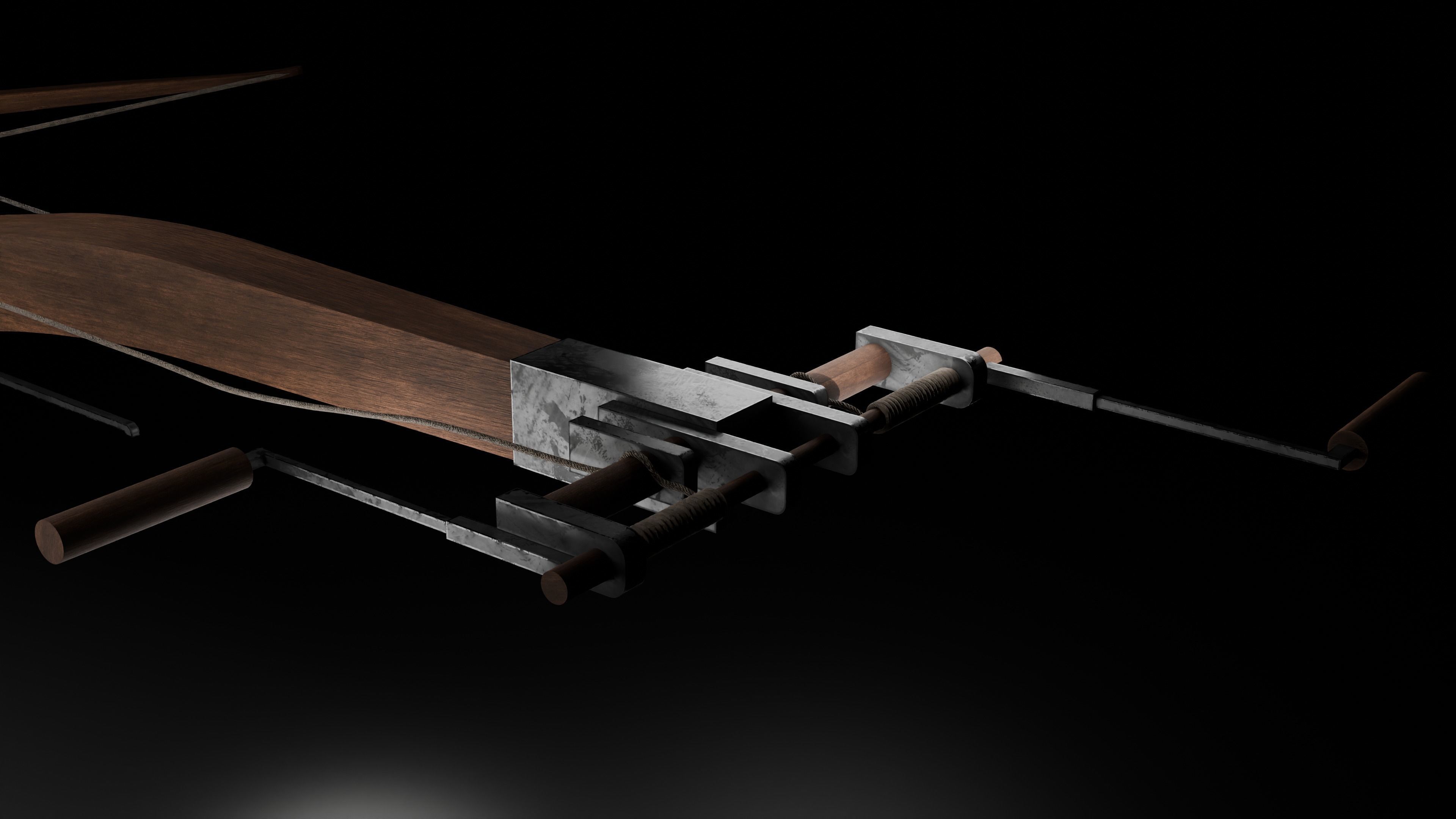 Genoese Crossbow free VR / AR / low-poly 3D model | CGTrader