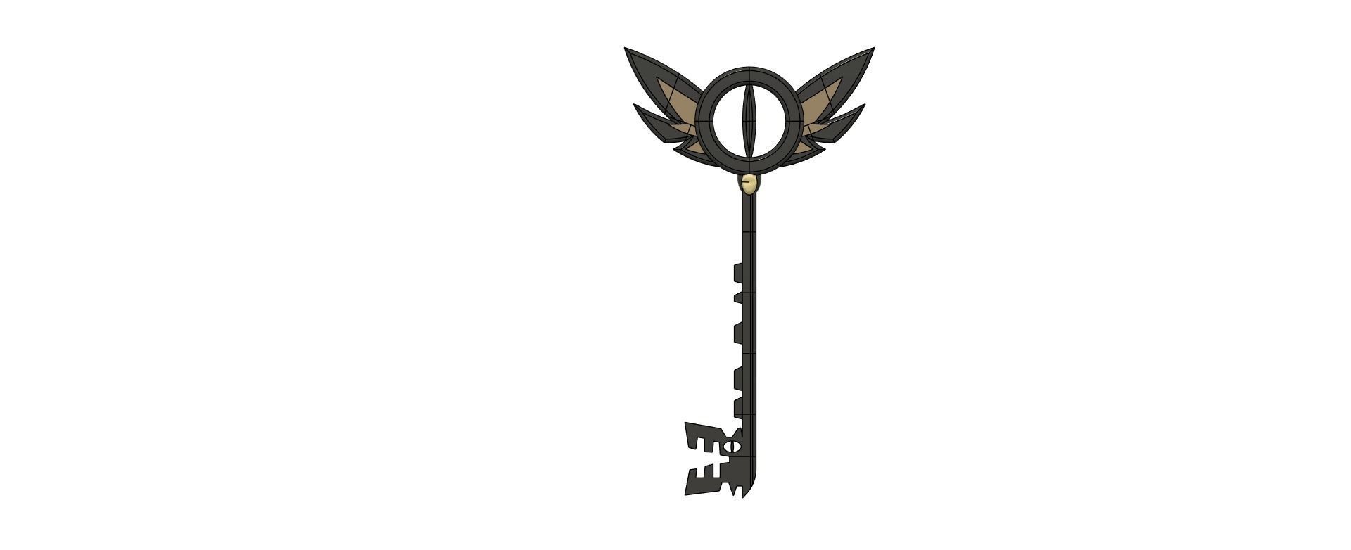 Hazbin Hotel Big Key sword 3D model 3D printable | CGTrader