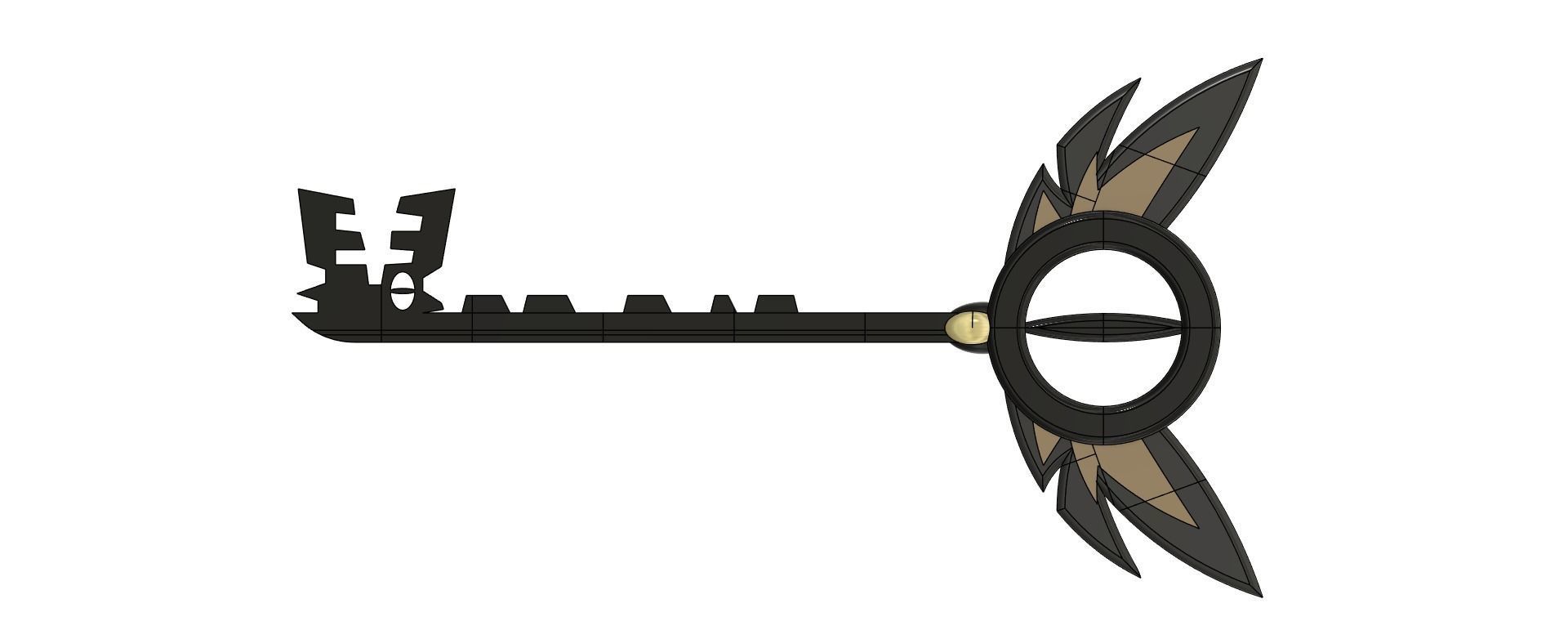 Hazbin Hotel Big Key sword 3D model 3D printable | CGTrader