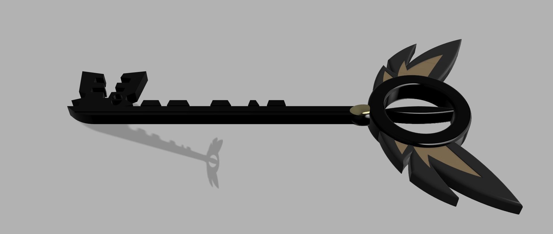 Hazbin Hotel Big Key sword 3D model 3D printable | CGTrader