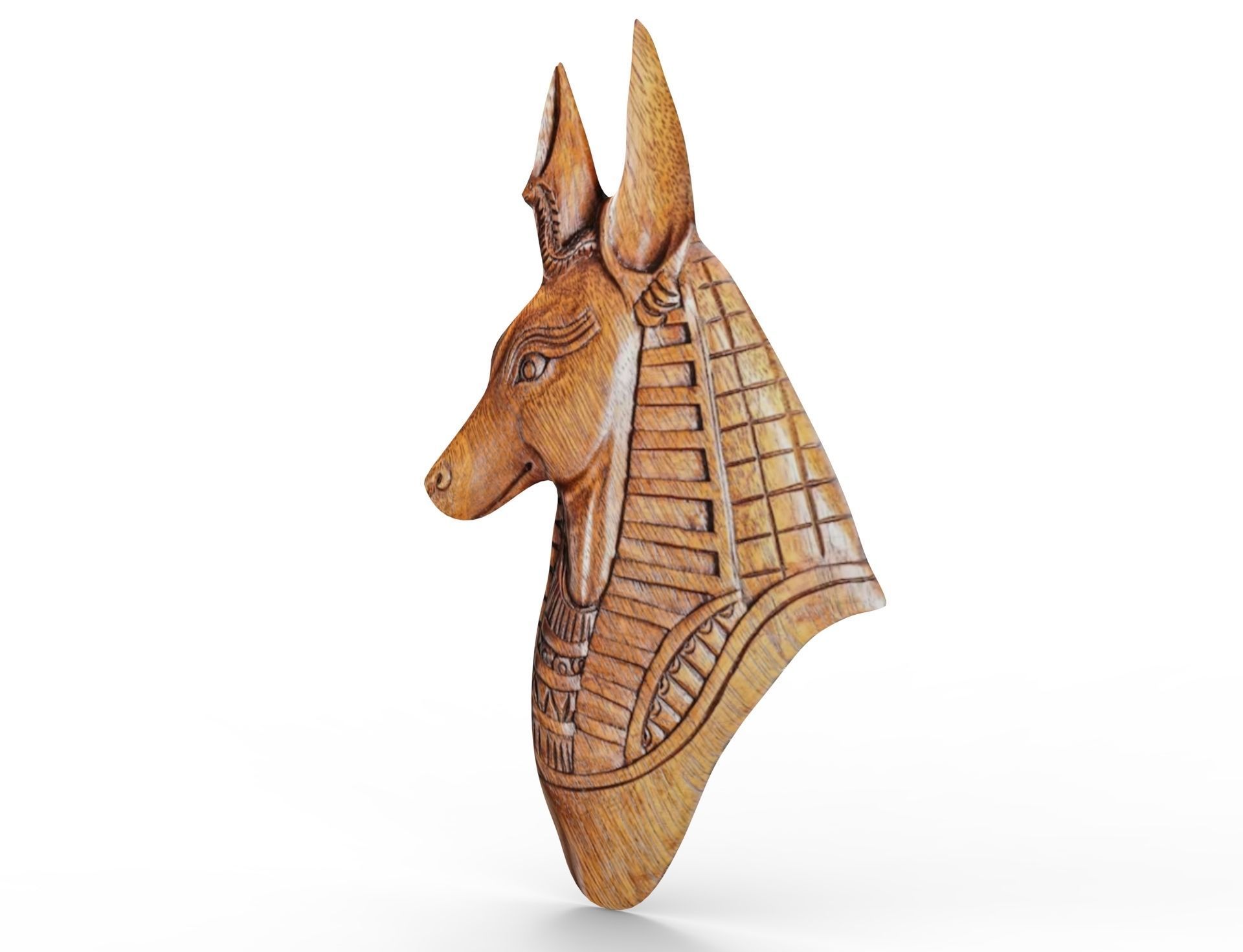 Egyptian Anubis wall decor 3D model | CGTrader