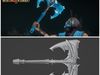 Sub Zero axe from the Mortal Kombat 11 - Deceiver Reaver 3D model 3D ...