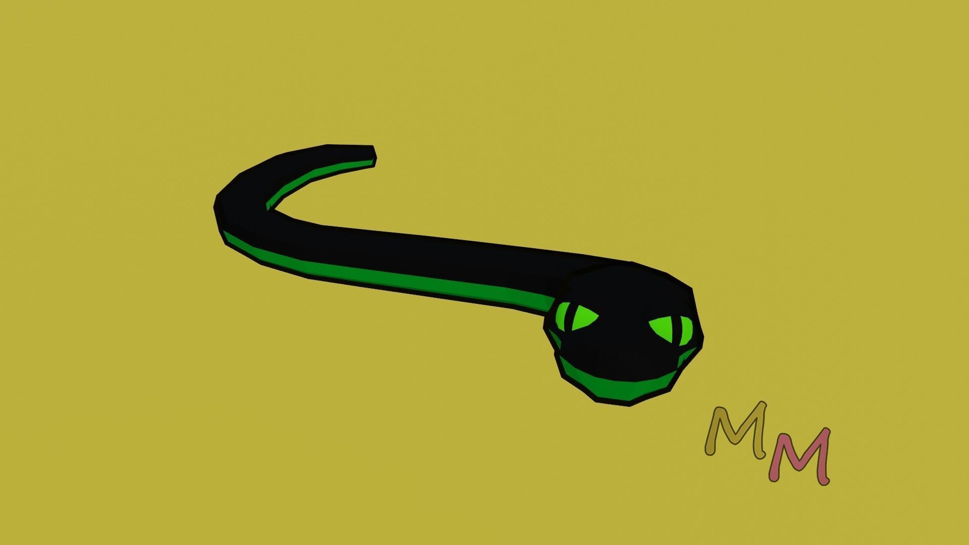 3D model Low Poly Cartoon Snake VR / AR / low-poly | CGTrader