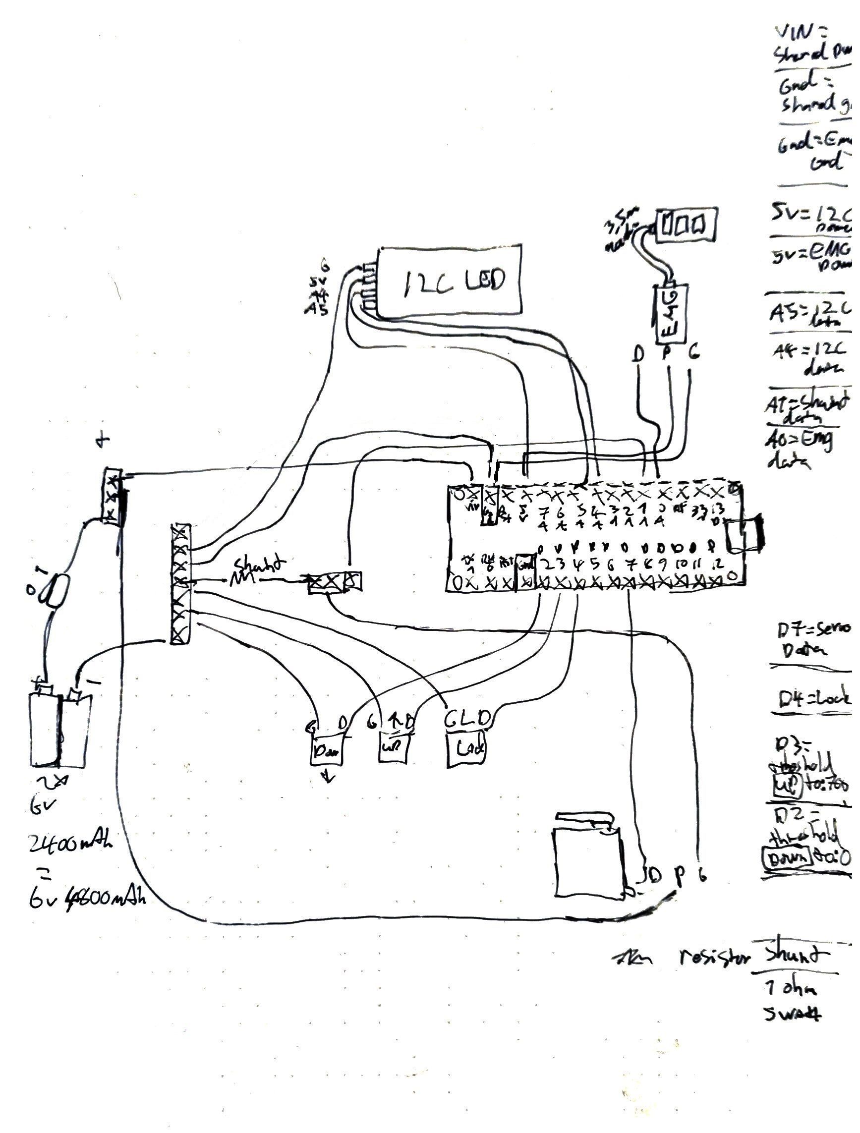 Prosthethic arm with EMG or Audio control Includes code free 3D model ...