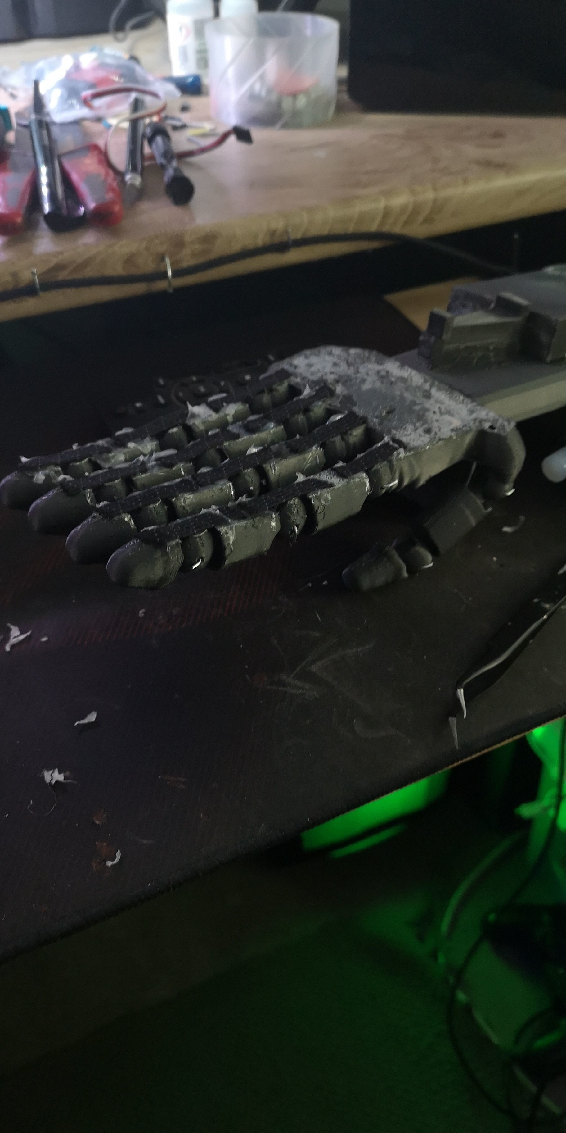 Prosthethic arm with EMG or Audio control Includes code free 3D model ...