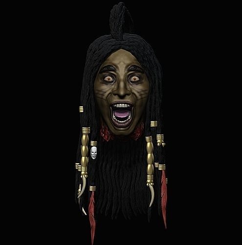 Predator 2 King Willie Head 3D model 3D printable | CGTrader