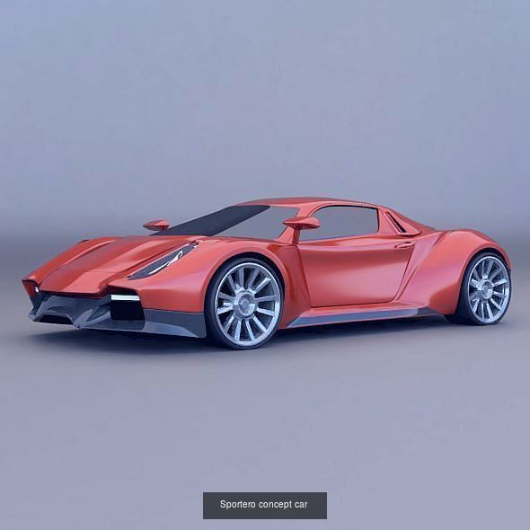 Original concept cars collection | CGTrader