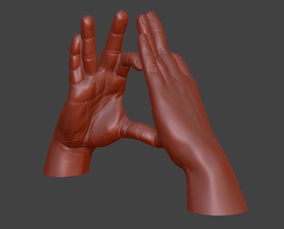 HUMAN HEART HAND 3D model 3D printable | CGTrader