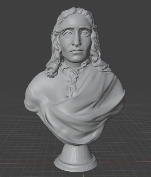 Edmond Halley 3D model 3D printable | CGTrader