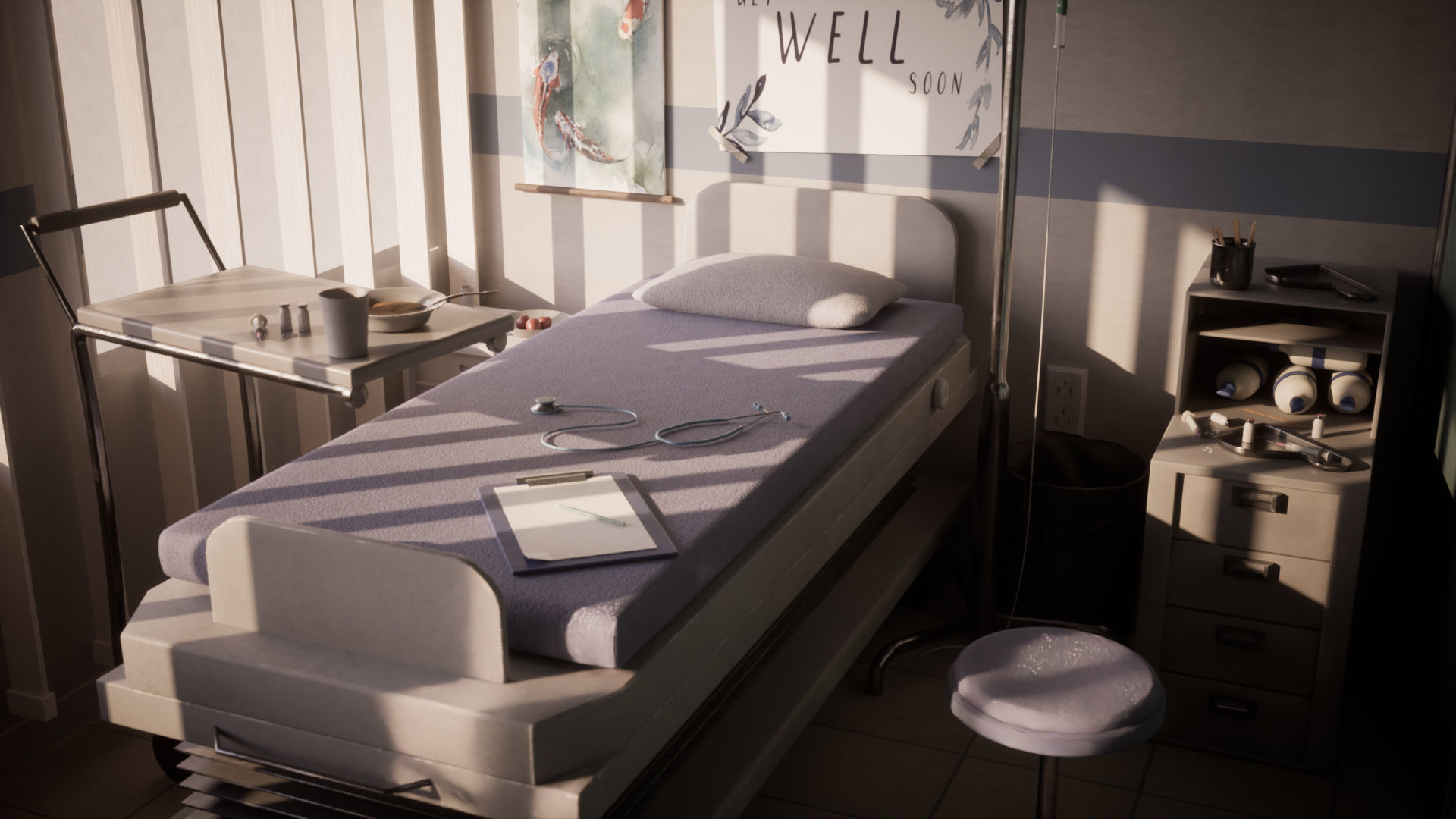 3D model Hospital Room 60 Assets VR / AR / low-poly | CGTrader