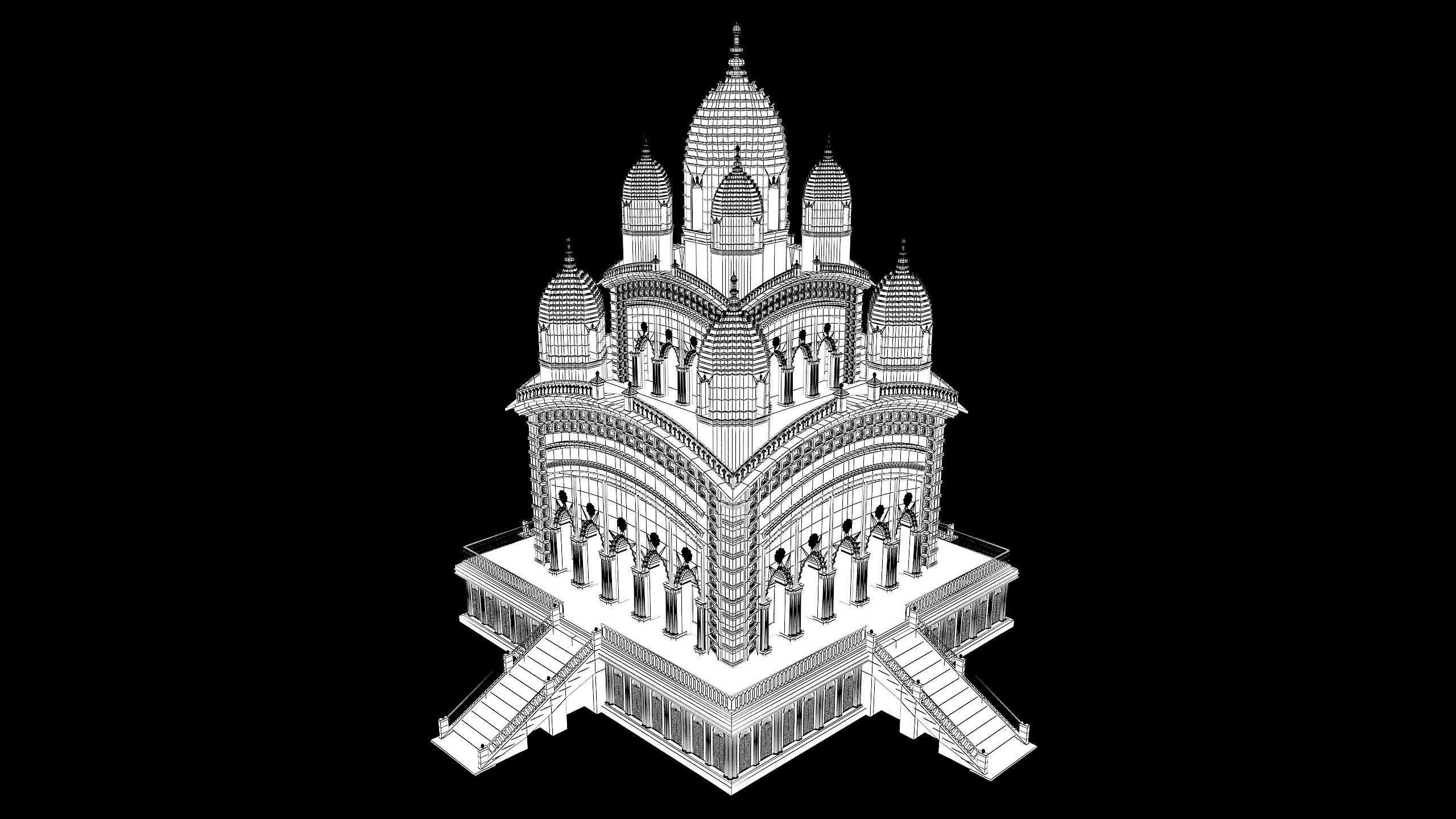 kali Temple 3D model | CGTrader