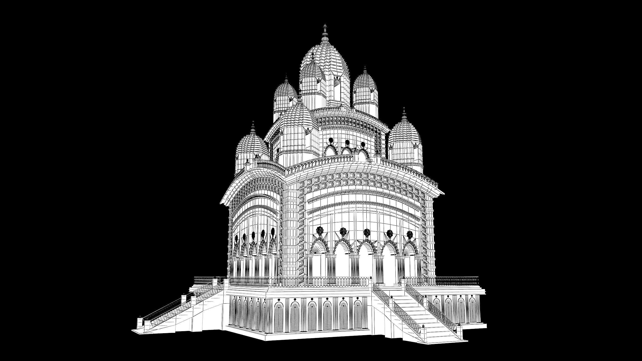 kali Temple 3D model | CGTrader