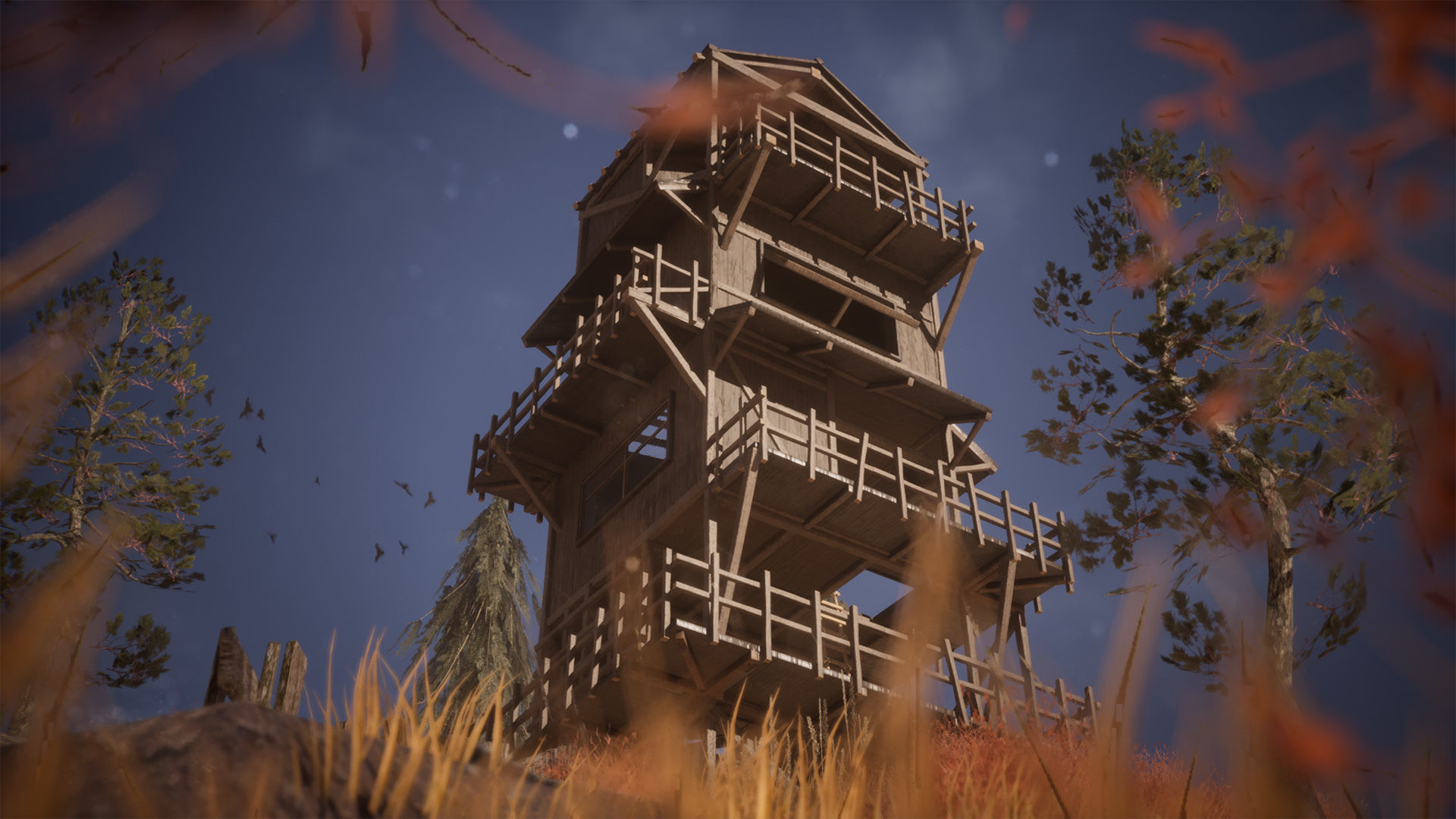 3D model Modular Watchtower 36 Assets VR / AR / low-poly | CGTrader