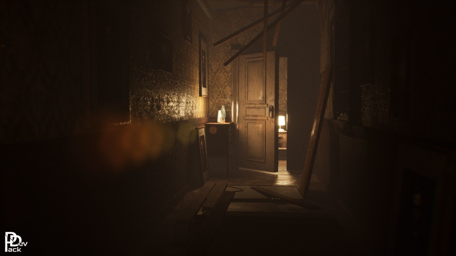 3D model Horror Hallway 18 Assets VR / AR / low-poly | CGTrader