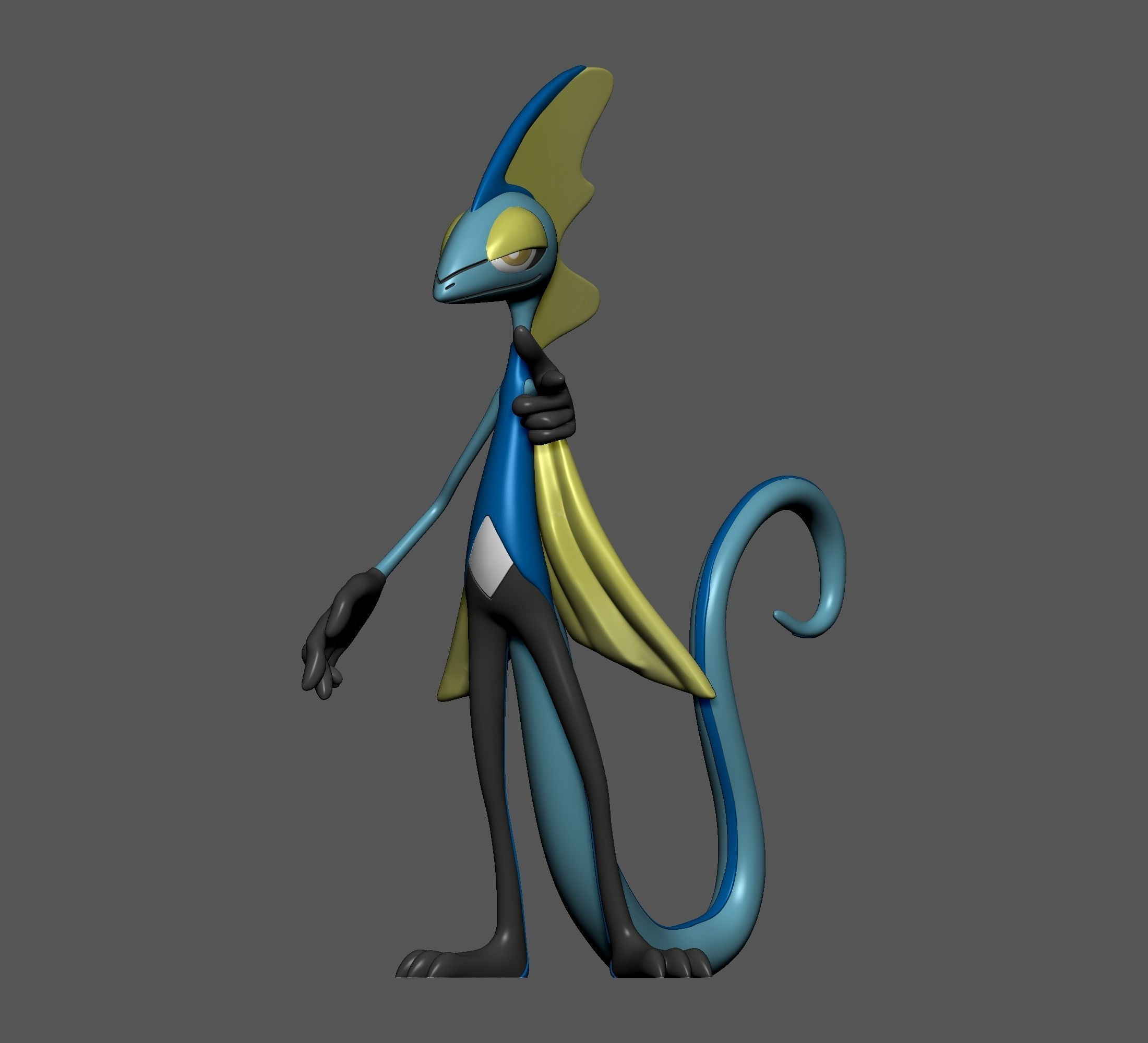 Pokemon - Inteleon with 2 poses 3D model 3D printable | CGTrader