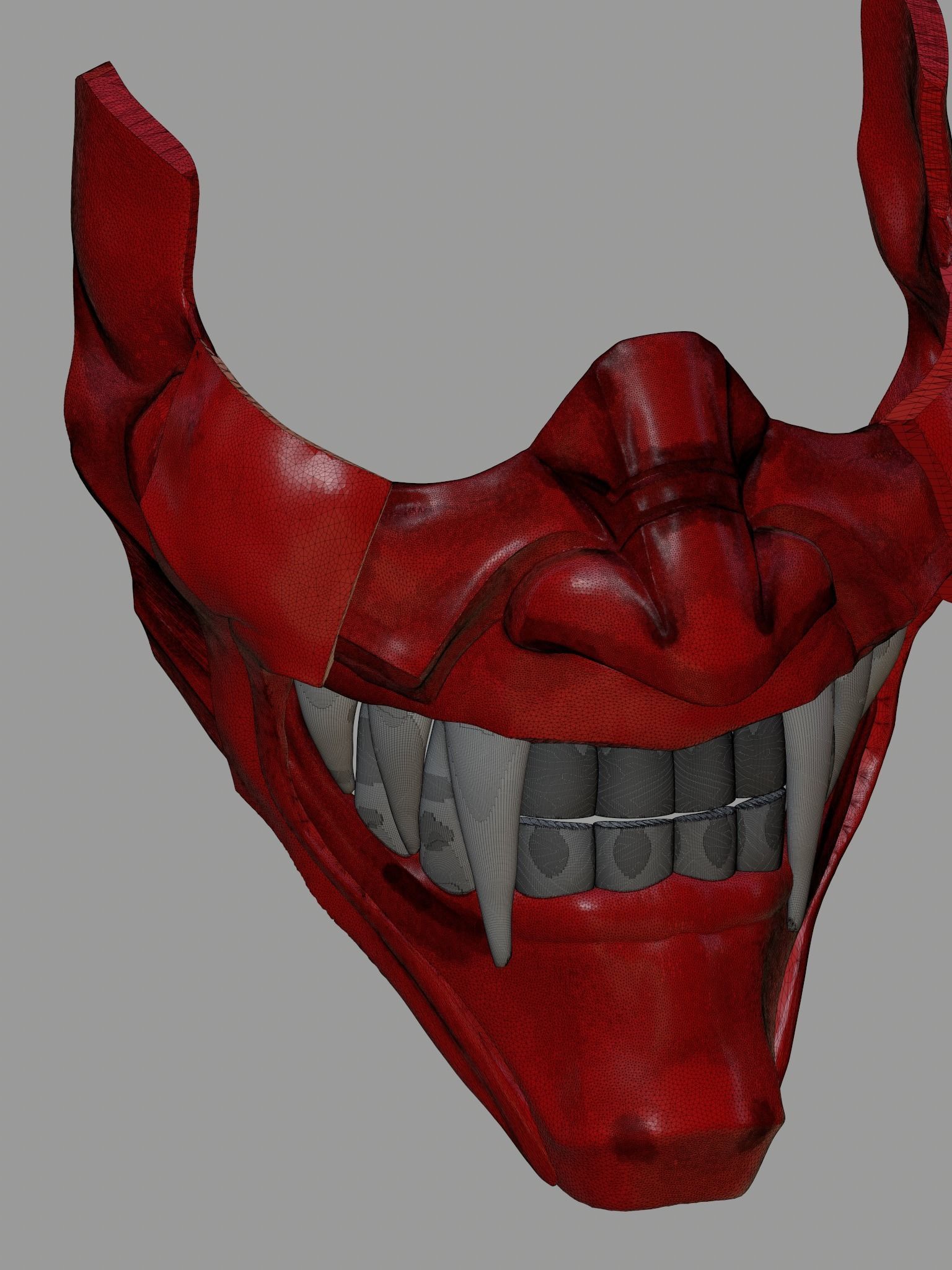 Ninja kamui demon ninja mask 3D model 3D printable | CGTrader