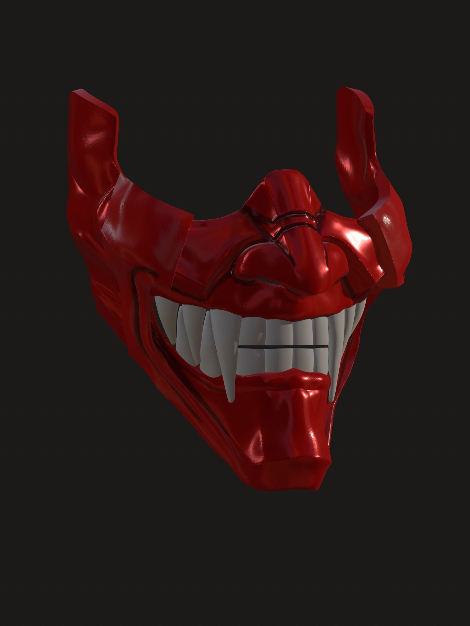 Ninja kamui demon ninja mask 3D model 3D printable | CGTrader