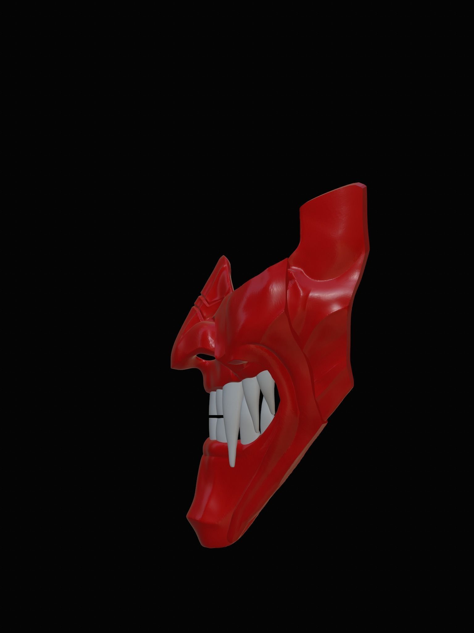 Ninja kamui demon ninja mask 3D model 3D printable | CGTrader