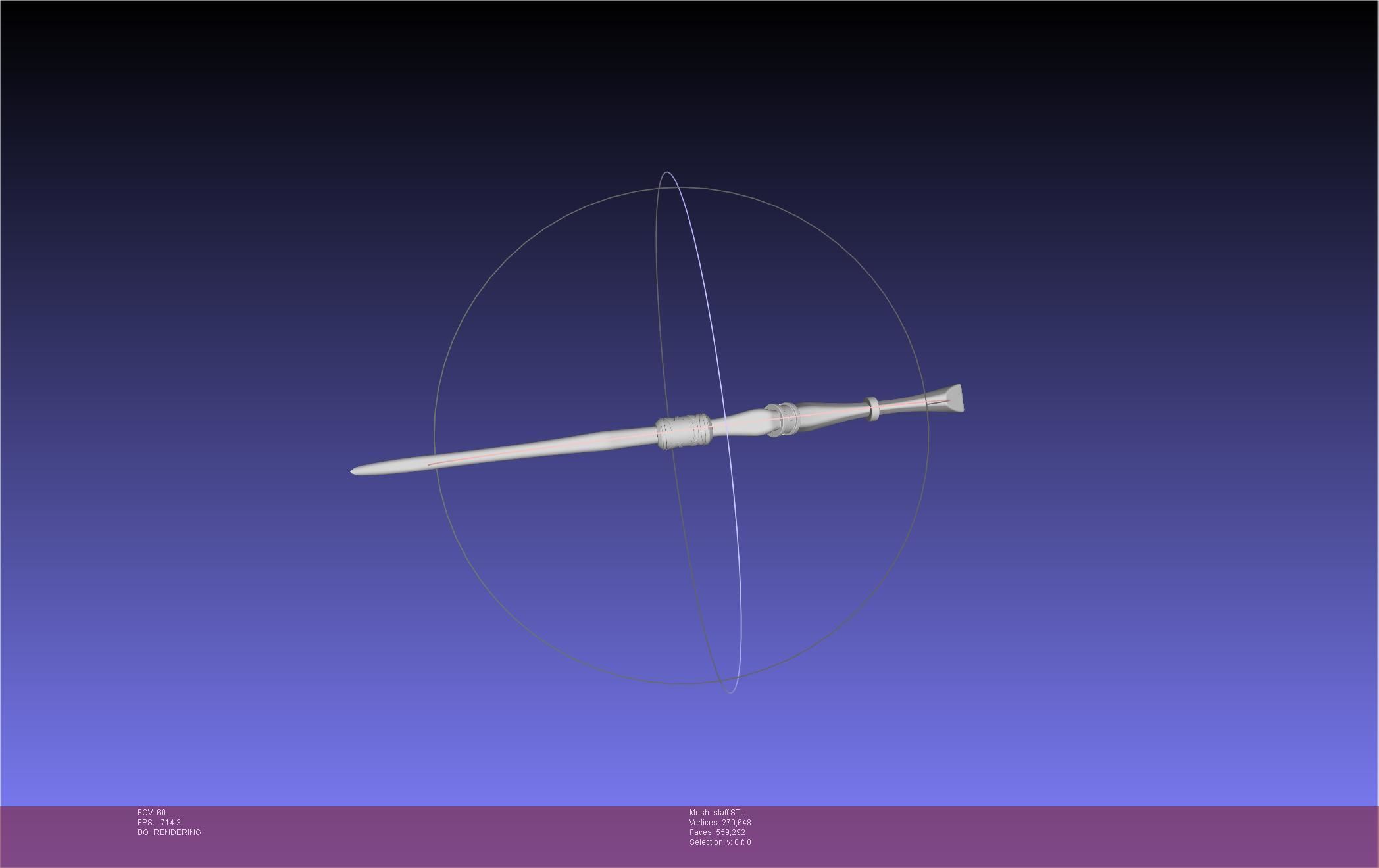 Frieren Fern Staff Printable Assembly 3D model 3D printable | CGTrader