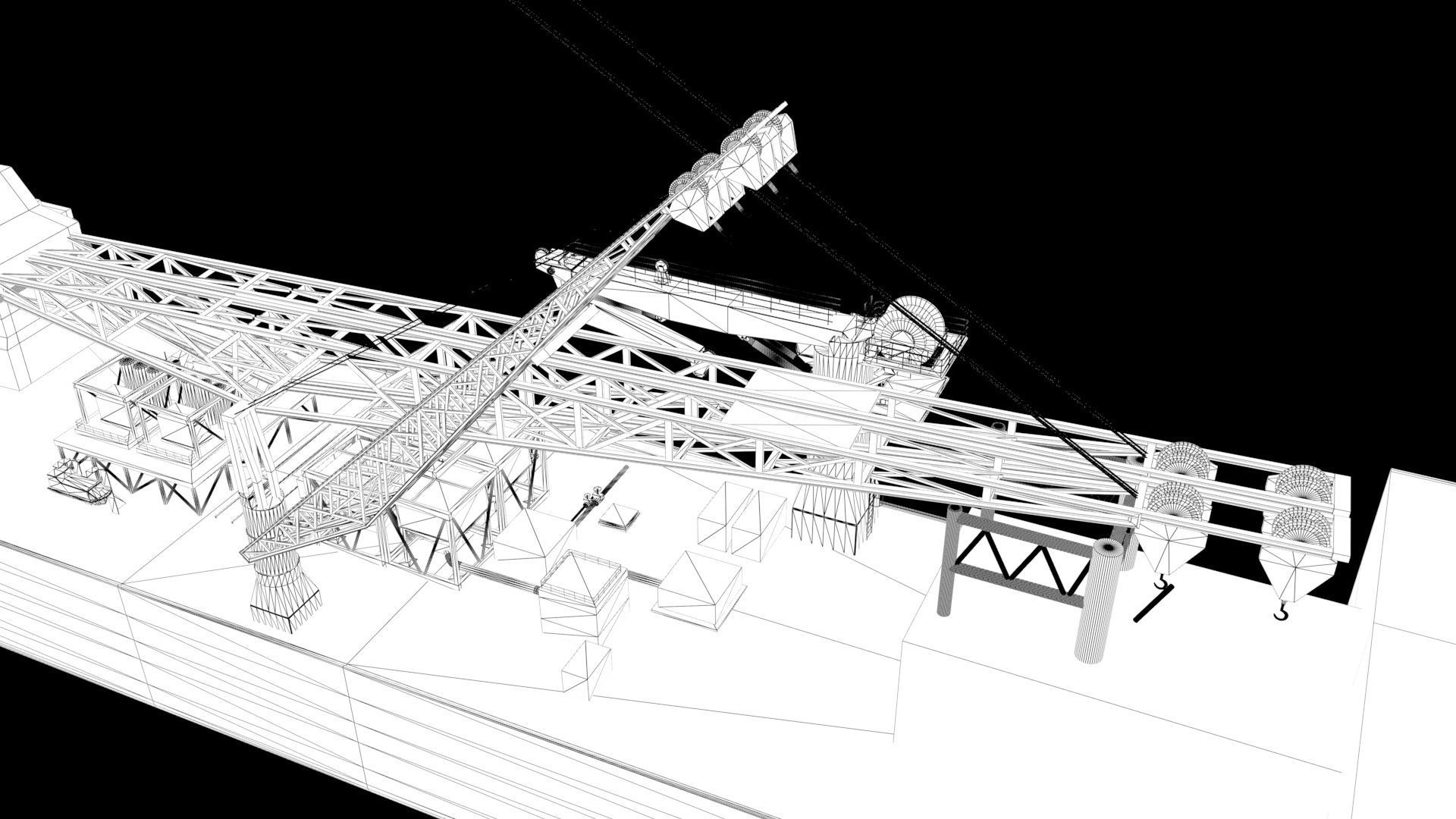 Ship DELMA 2000 Pipelay Crane Vessel 3D model | CGTrader
