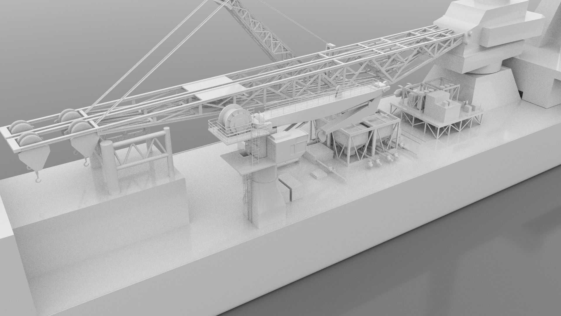 Ship DELMA 2000 Pipelay Crane Vessel 3D model | CGTrader