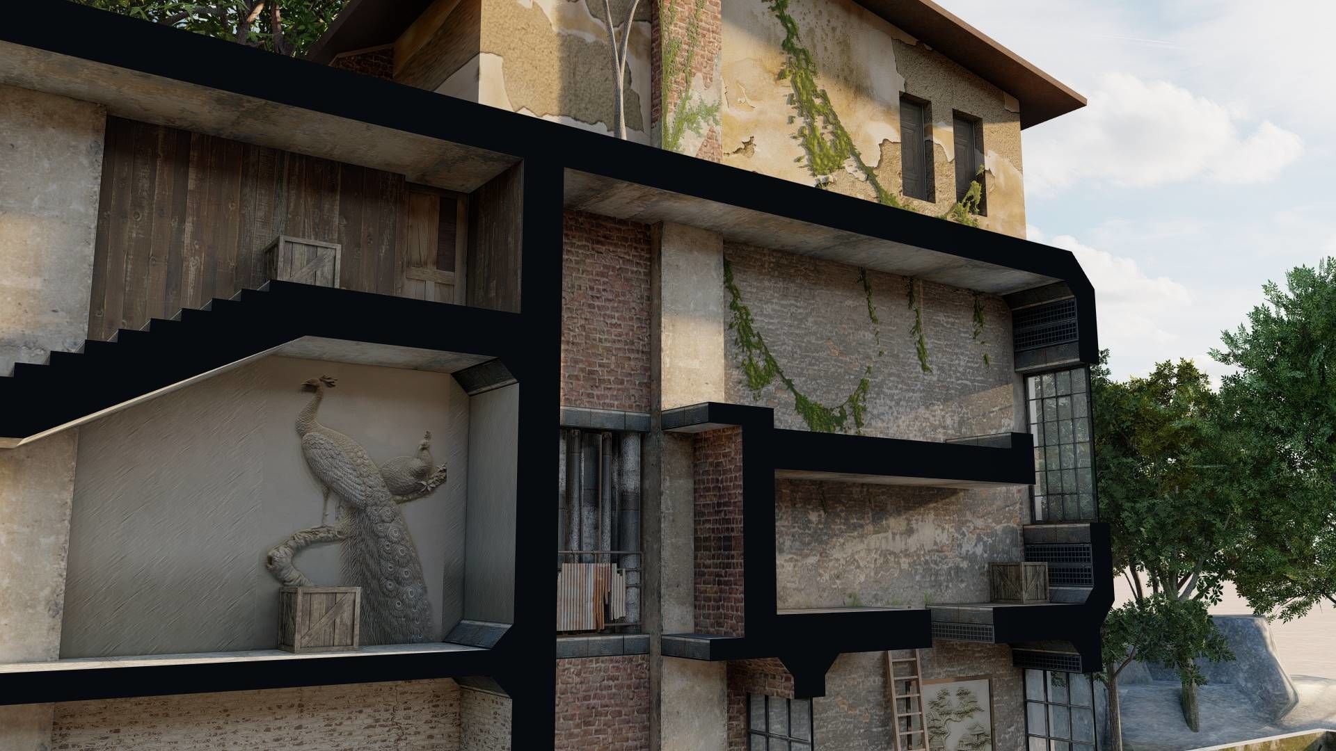 3D model Level Design 201 VR / AR / low-poly | CGTrader