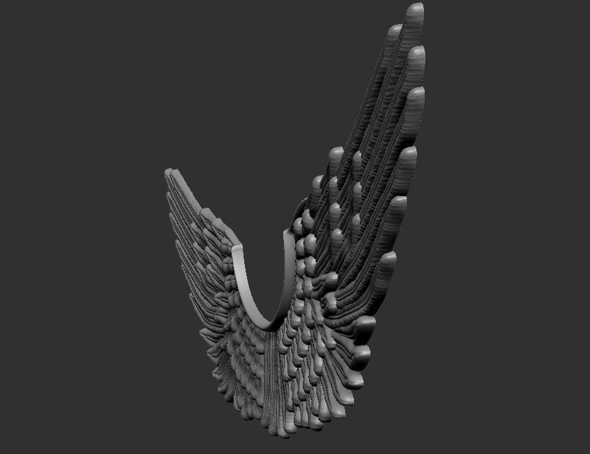 Wing - art 3D model 3D printable | CGTrader