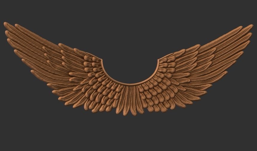 Wing - art 3D model 3D printable | CGTrader