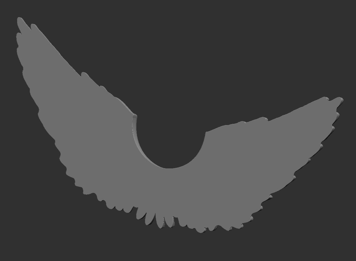 Wing - art 3D model 3D printable | CGTrader