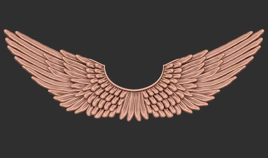 Wing - art 3D model 3D printable | CGTrader