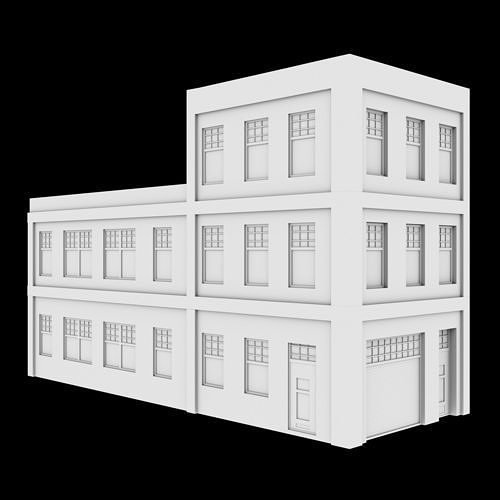 3D model Building 43 VR / AR / low-poly | CGTrader